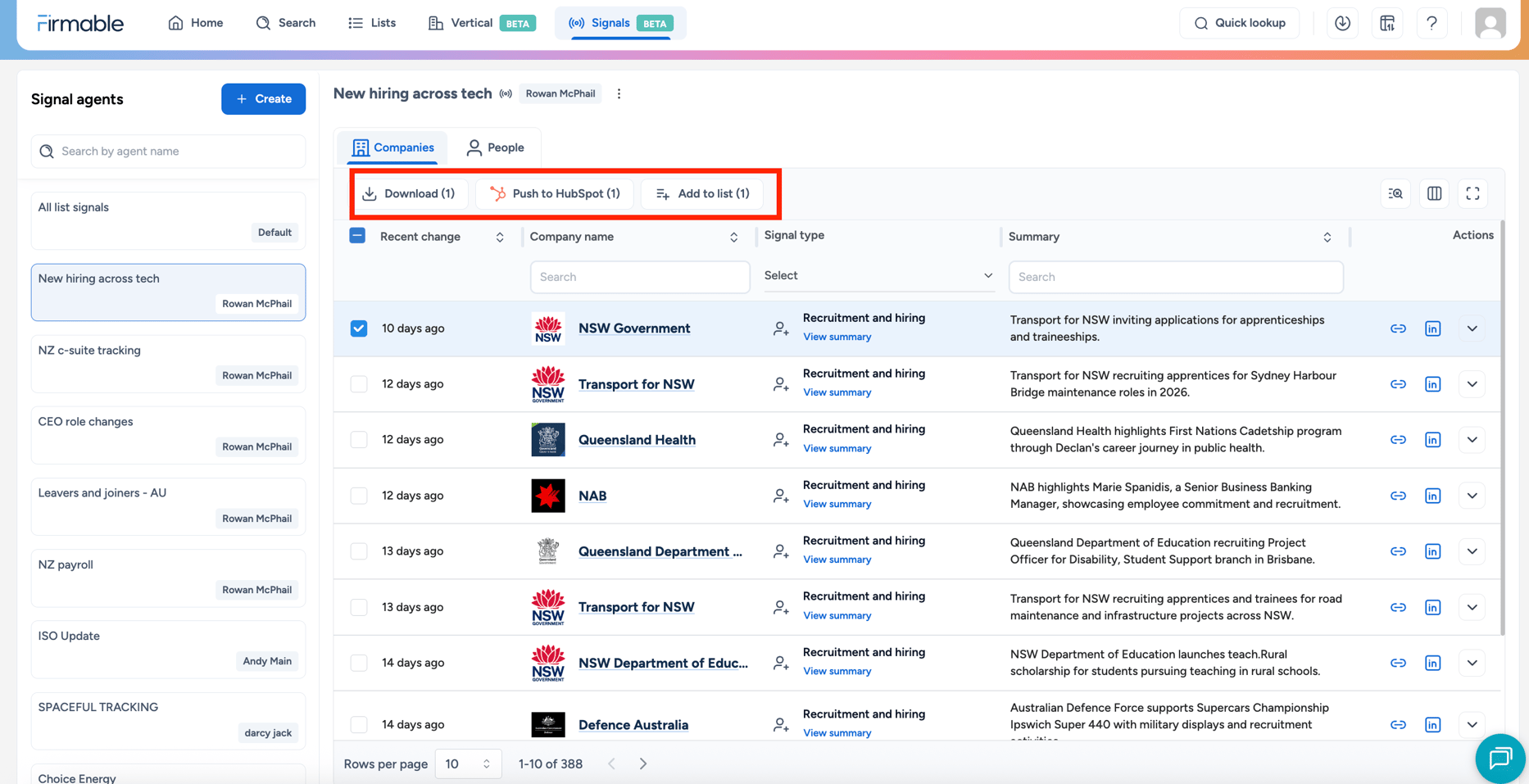 How to use Signal agents to gain insights on your prospects
